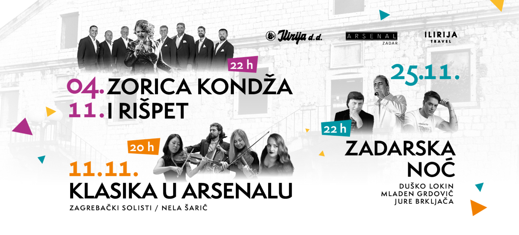 Arsenal Zadar | Koncerti, izložbe, konferencije, događaji..